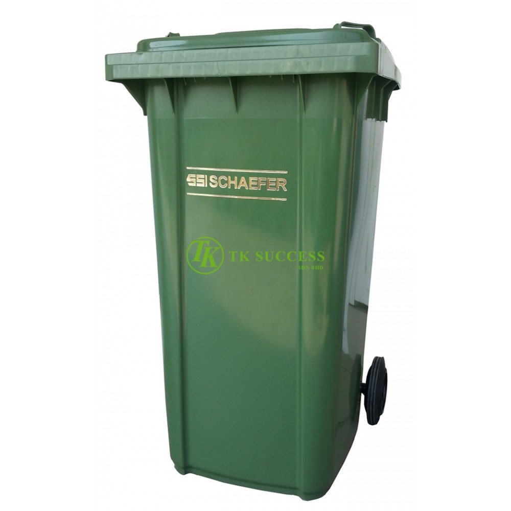 Tong sampah beroda Schaefer 120 Liter Dustbin Mobile Garbage Bin ...