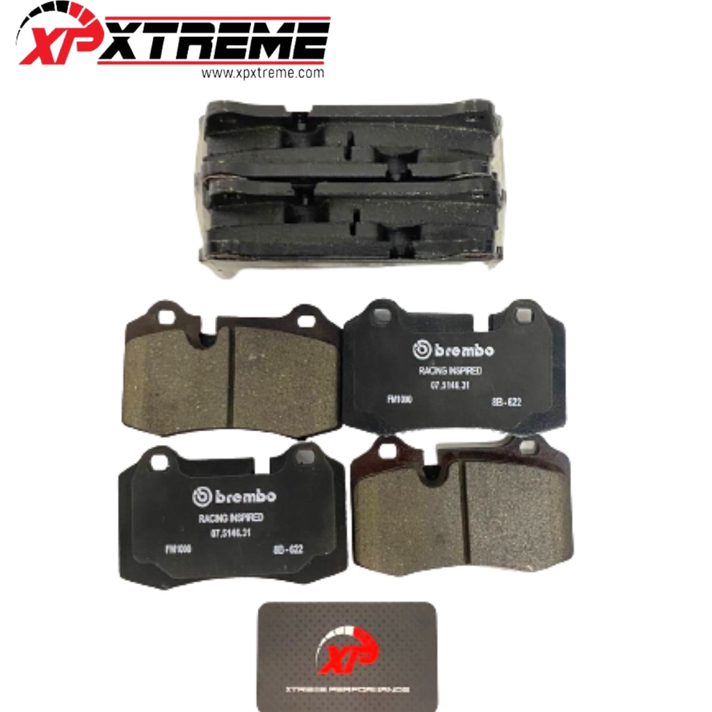 BRAKE PAD BREMBO REAR F40 4POT (2PCS) + BRAKE PAD BREMBO FRONT F50 4POT (2PC | Shopee Malaysia