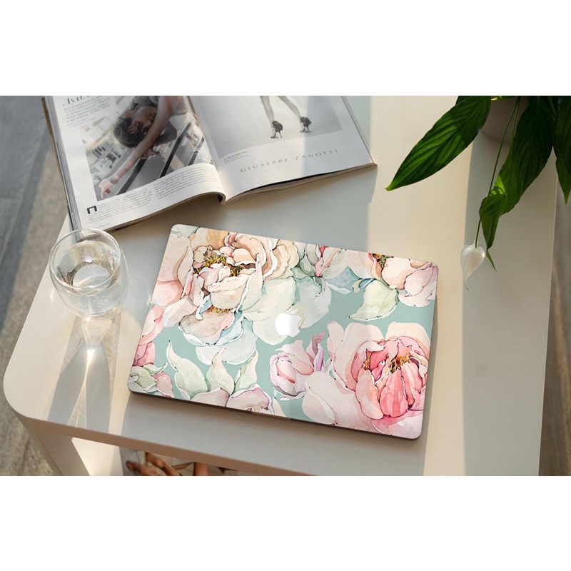Laptop Skin Stickers with Flower Patterns - Laptop Protective Stickers ...