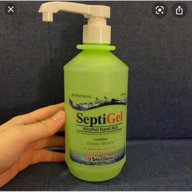 Steriline Septi Sol/ Septi Gel Hand Sanitizer 500ml [Original] | Shopee ...