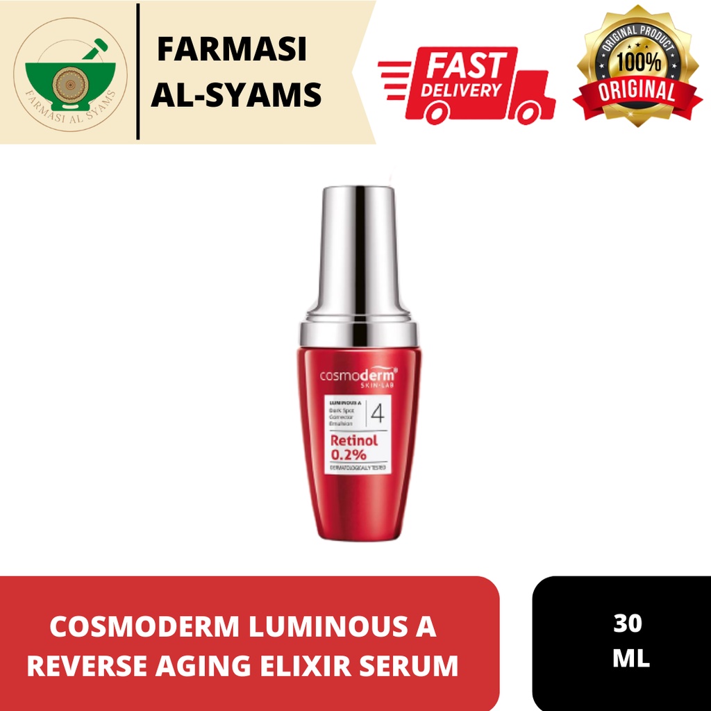 Cosmoderm Luminous A (Reverse Aging Elixir Serum) 30ml | Shopee Malaysia
