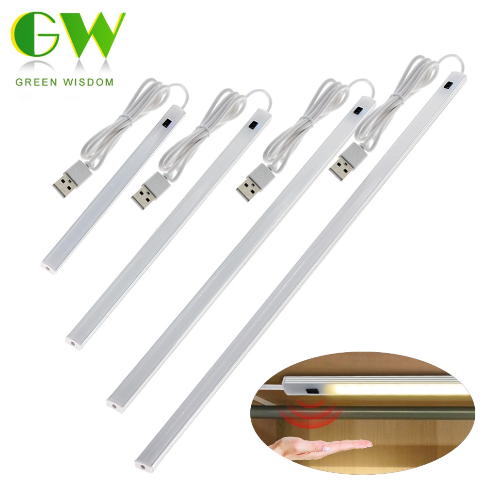 Portable USB Smart LED Tube DC 5V LED Light Strip Light 20-50cm Desk ...