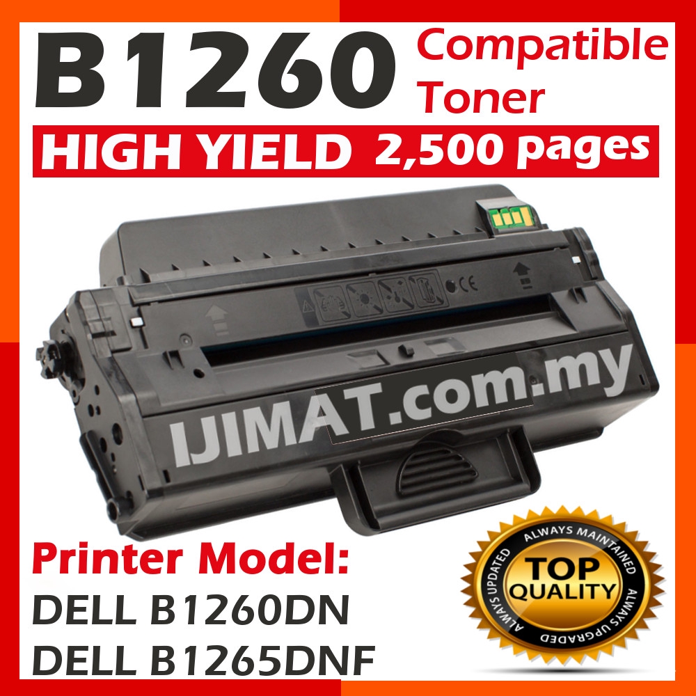 Dell B1260dn B1265dnf (2500Page Yield)Compatible High Quality Toner ...