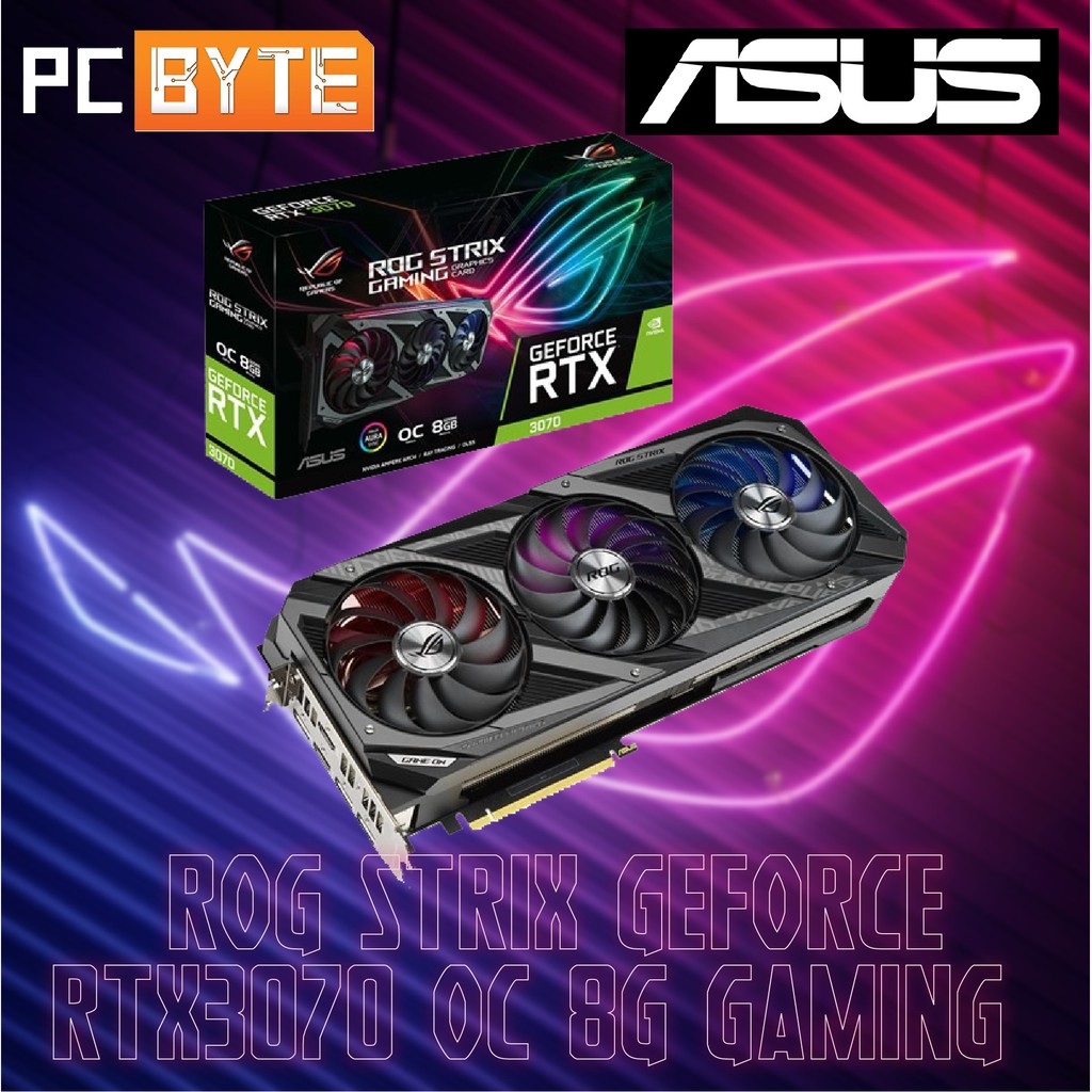 ASUS ROG Strix GeForce RTX 3070 OC Gaming (8GB) | Shopee Malaysia