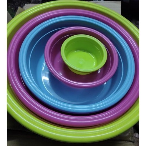 Round Plastic Wash Basin / Basin Plastik/Basin plastik /Besin /bulat ...