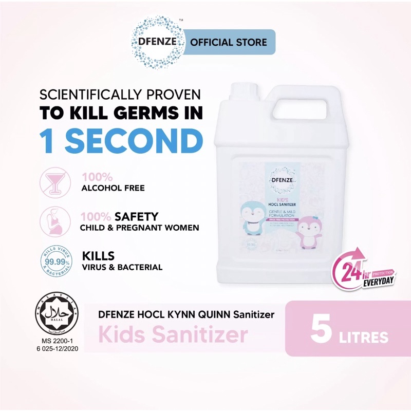 Dfenze Kynn Quinn Hocl Sanitizer & Disinfectant Multi-Purpose - 5 ...