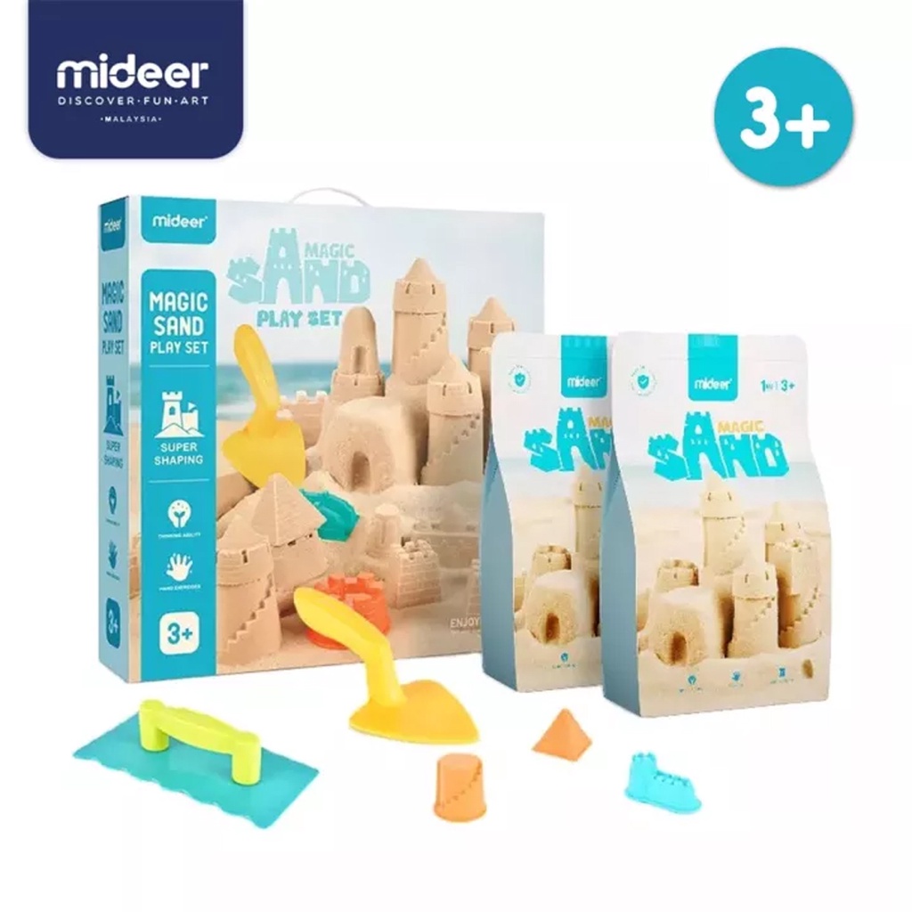 Mideer Magic Sand Play Set Sand With 25 Accessories (2kg) | Shopee Malaysia