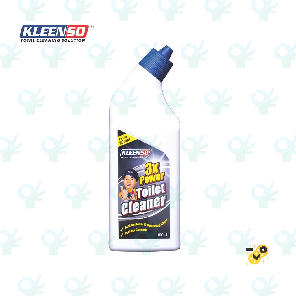 Kleenso 3x Power Toilet Cleaner 600ml (KHC8123X) | Shopee Malaysia