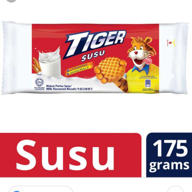 Tiger Energy Biscuit 144.4g Original/chocolate &Tiger 159g Susu Exp(7/ ...