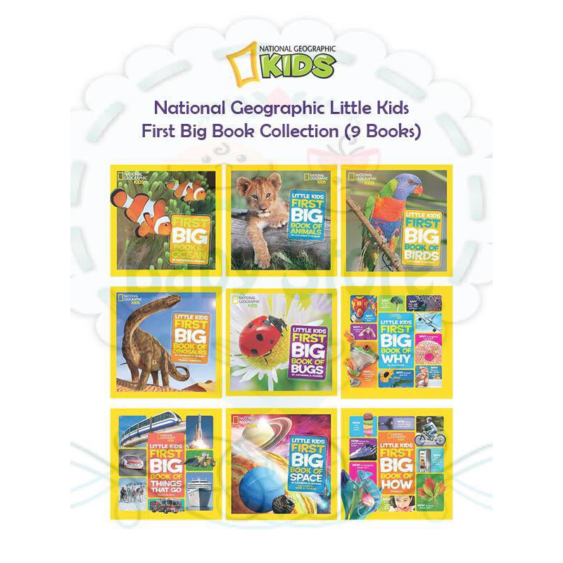 National Geographic Little Kids First Big Book Collection (9 books ...