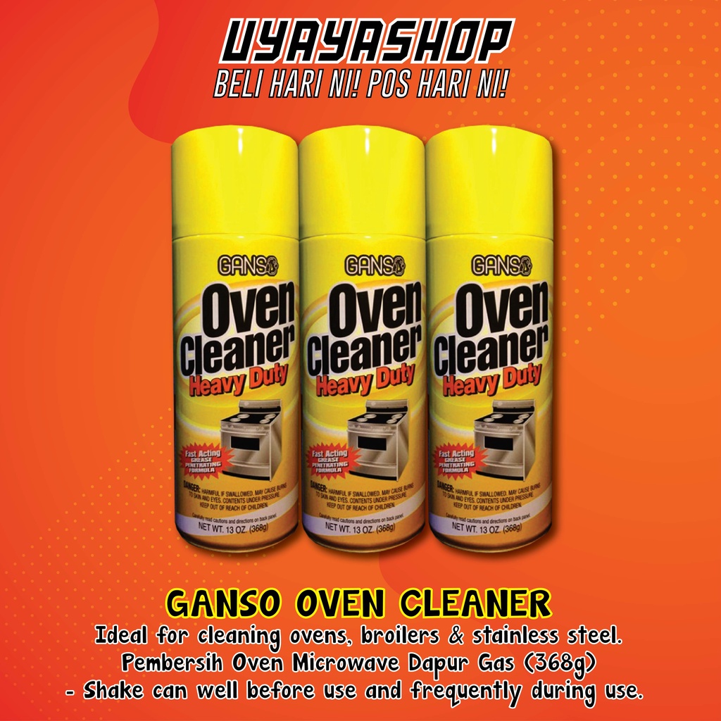 GANSO OVEN CLEANER HEAVY DUTY 368G | PENCUCI OVEN TANGGALKAN KERAK ...