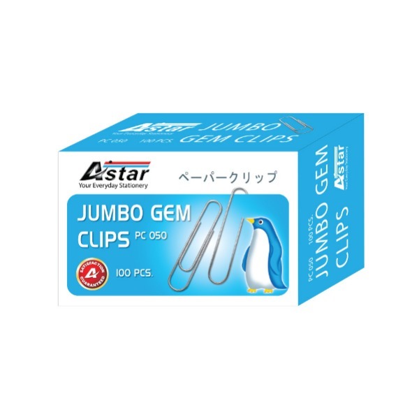 JUMBO PAPER CLIPS 100 PER BOX | Shopee Malaysia