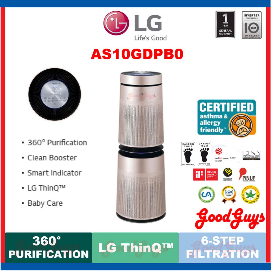 LG PURICARE™ AS10GDPB0 360º AIR PURIFIER DUAL ROSE | Shopee Malaysia