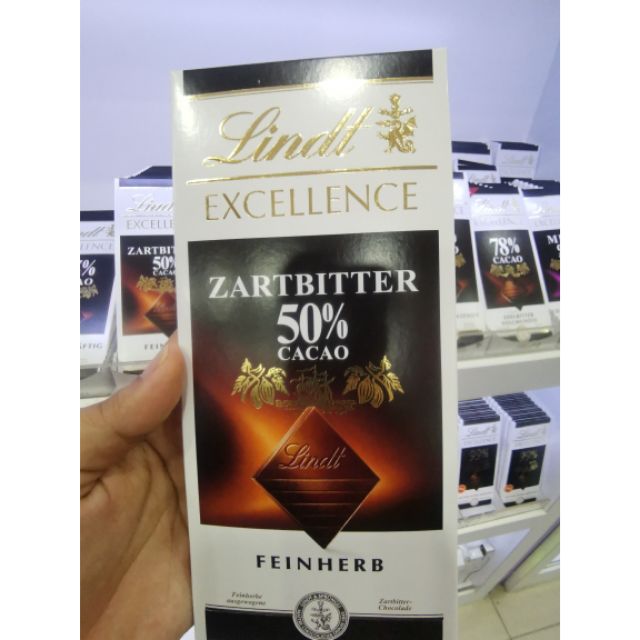Lindt Excellence bar 100g ( 50% cacao) | Shopee Malaysia