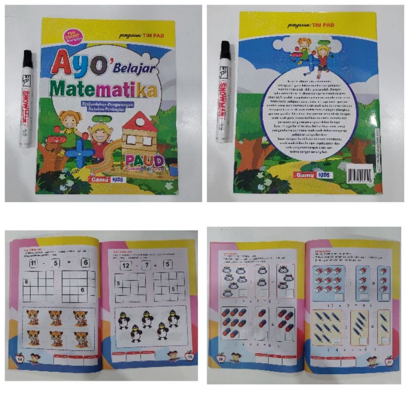 Children's Book Let's Learn Mathematics for Preschool Kindergarten ...