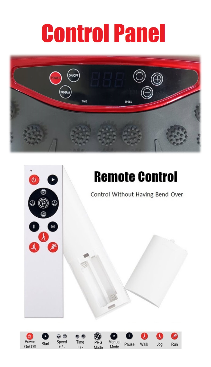 🔥🔥 NEW UPGRADED Magnetotherapy Whole Body Shaker Vibration Plate Body ...
