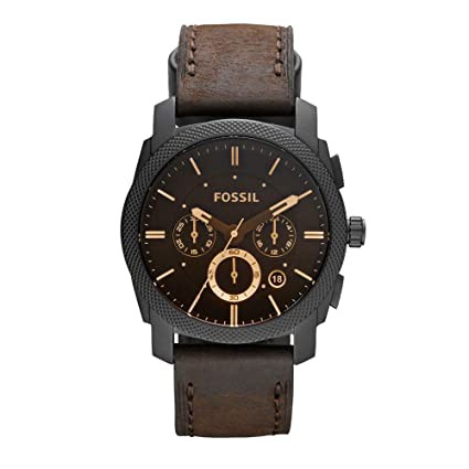 FOSSIL MEN'S LEATHER CHRONOGRAPH WATCH FS4656IE | Shopee Malaysia