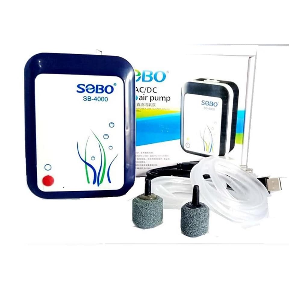 Sobo AC/DC Air Pump SB-4000 Rechargeable Battery USB Portable ACDC AC ...