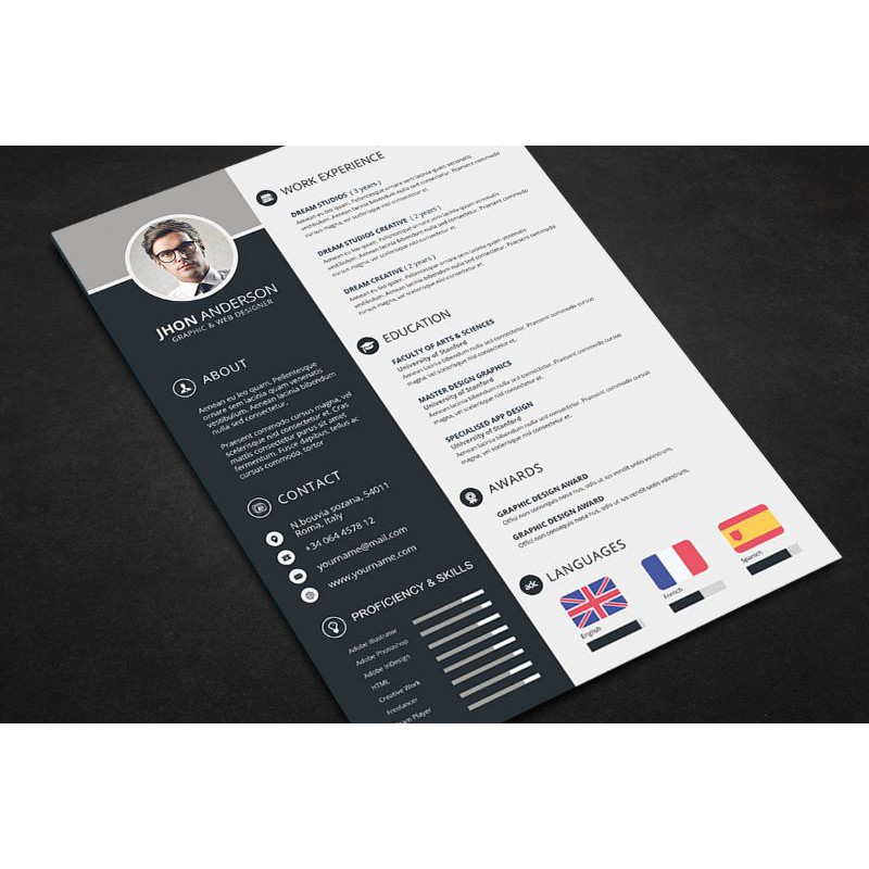 Professional CV/Resume Template Design. | Shopee Malaysia