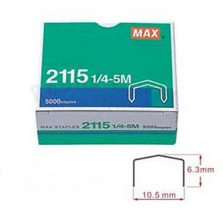 *Original* MAX 2115 1/4-5M Staples / Bullet / Dawai Kokot/ Ubat HD-88 ...