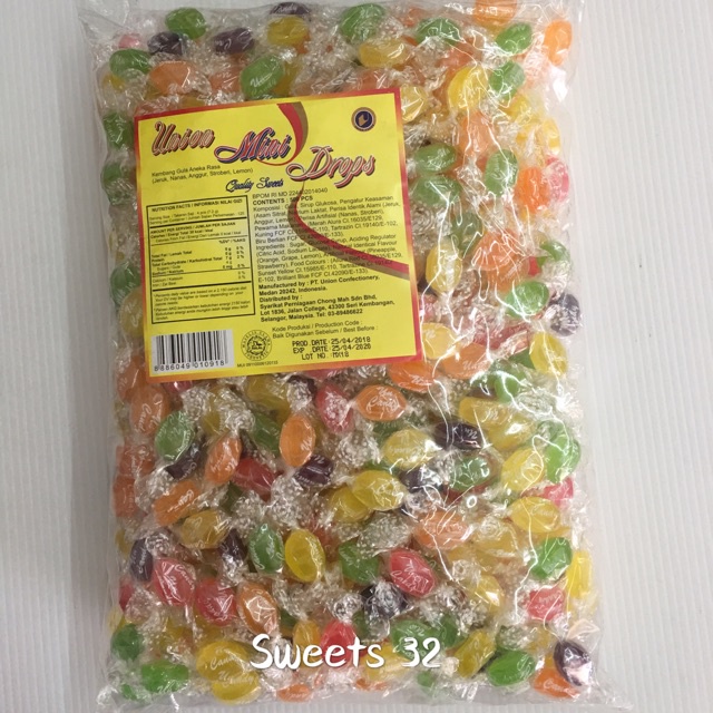 Mini Drop Candy/Fruity flavour 30pc-1500pc (HALAL) | Shopee Malaysia