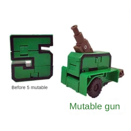 Number Transformer Robot Assembling Building Blocks Educational Toys ...