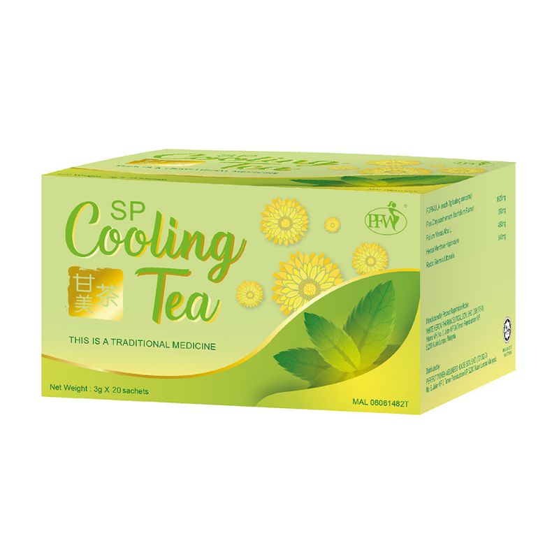 PFW Cooling Tea Relieve Internal Heat Prevent Cold, Fever Sore, Throat ...