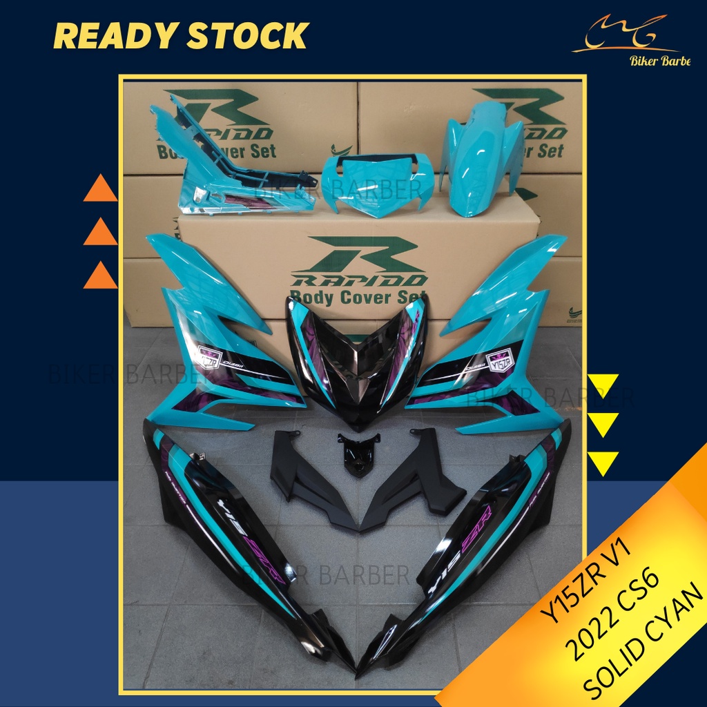 [READY STOCK] COVERSET/BODYSET YAMAHA Y15/Y15ZR V1/V2 2022 CS6 SOLID ...