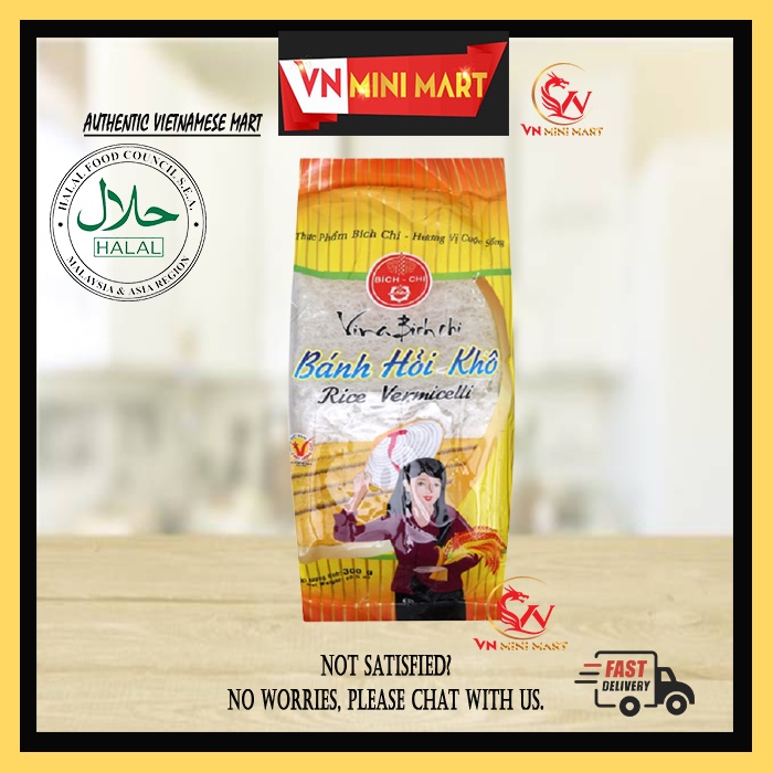 [Halal] Bich Chi Fine Rice Vermicelli 300G - Bánh Hỏi Khô Bích Chi ...