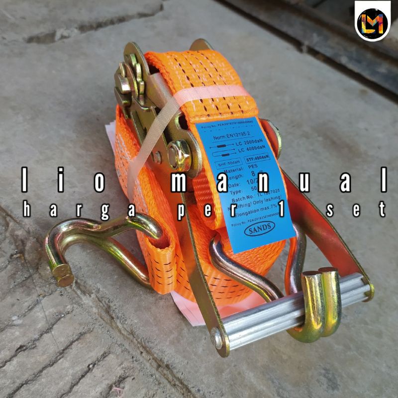 Webbing cargo lashing belt 4 ton 2 inch 8 meters Tool for fastening ...