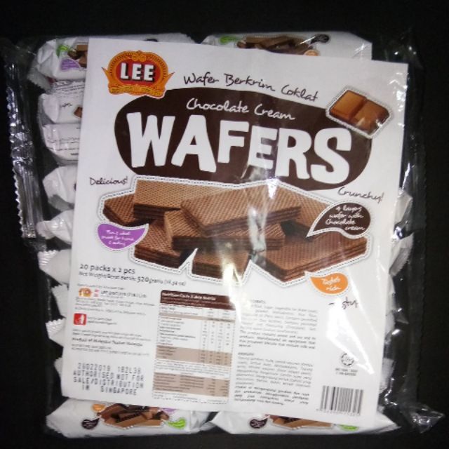 LEE WAFER CHOCOLATE CREAM 520G | Shopee Malaysia