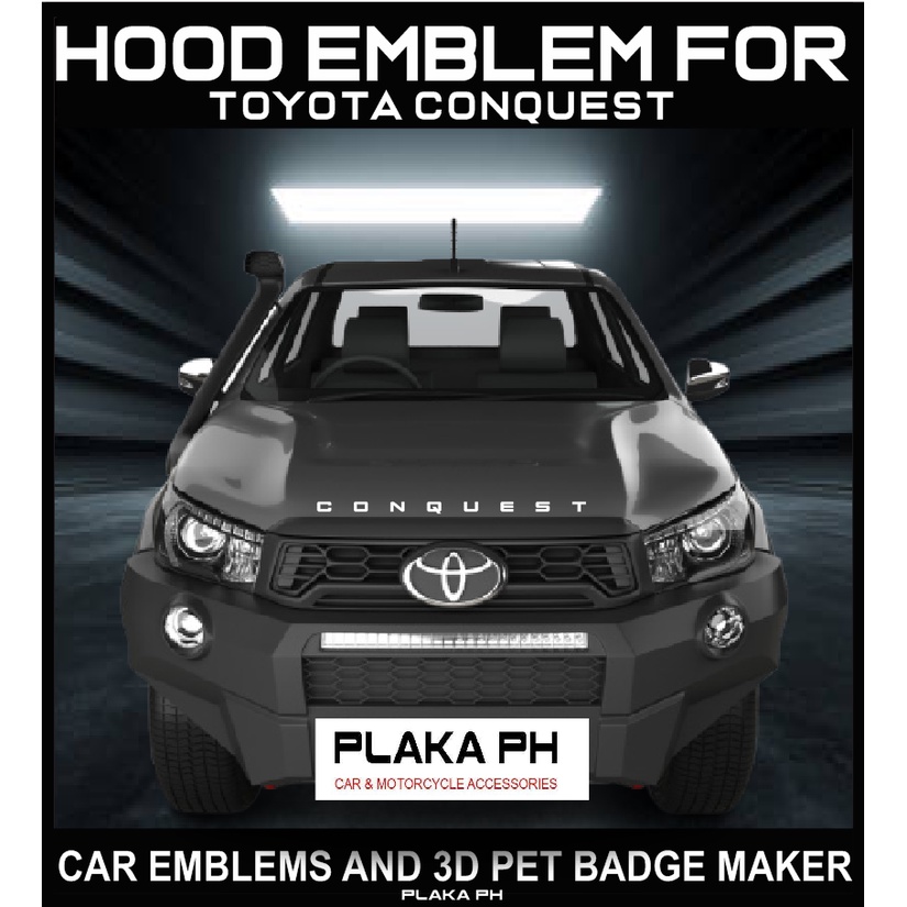 Hood emblem for Toyota Conquest (Can Accept on Any Model) | Shopee Malaysia
