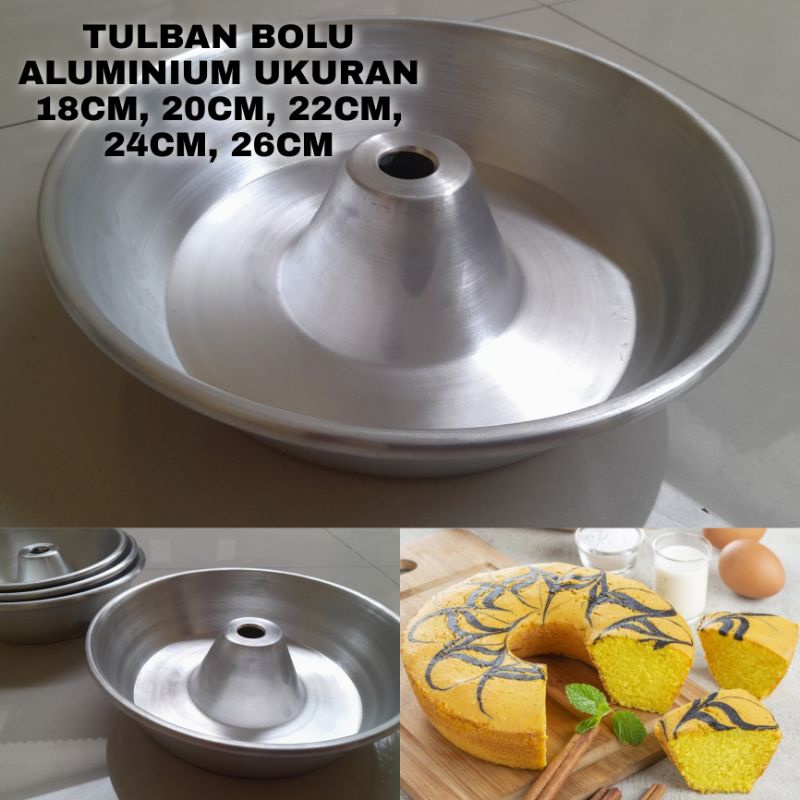 Loyang Kue Bolu / Tulban Mold Bolu Tulban Press Aluminum | Shopee Malaysia