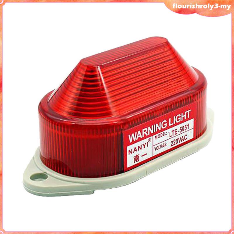 AC220V Red Industrial Warning Beacon Light Alarm Lamp, LED | Shopee ...