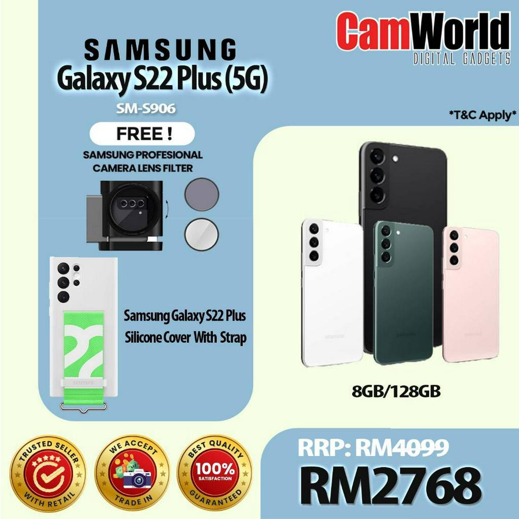 Set Samsung Galaxy S22+ /S22 Plus ( SM-S906 ) (8GB + 128GB ) | Shopee ...