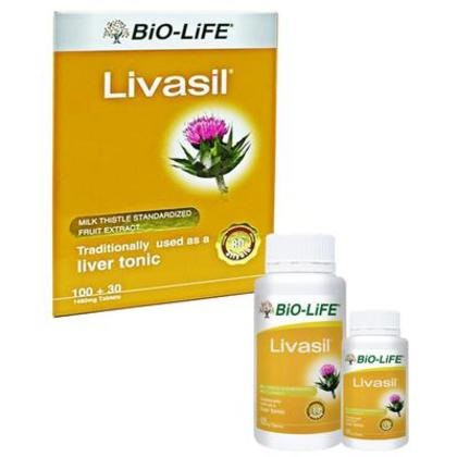 Bio-Life Livasil Liver Tonic 100 + 30's EXP:14/7/2024 FREE RECYCLE BAG ...
