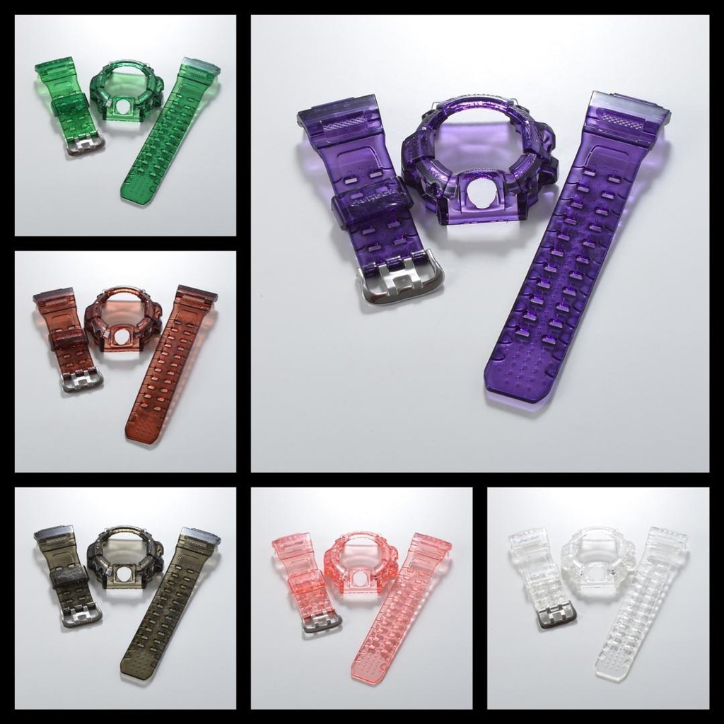 GW9400 PELBAGAI WARNA/ MULTI COLOR CRYSTAL CLEAR BAND AND BEZEL BNB ...