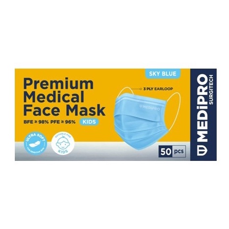MEDIPRO 3PLY & 4PLY SURGITECH Premium Ultra Soft Medical Face Mask ...