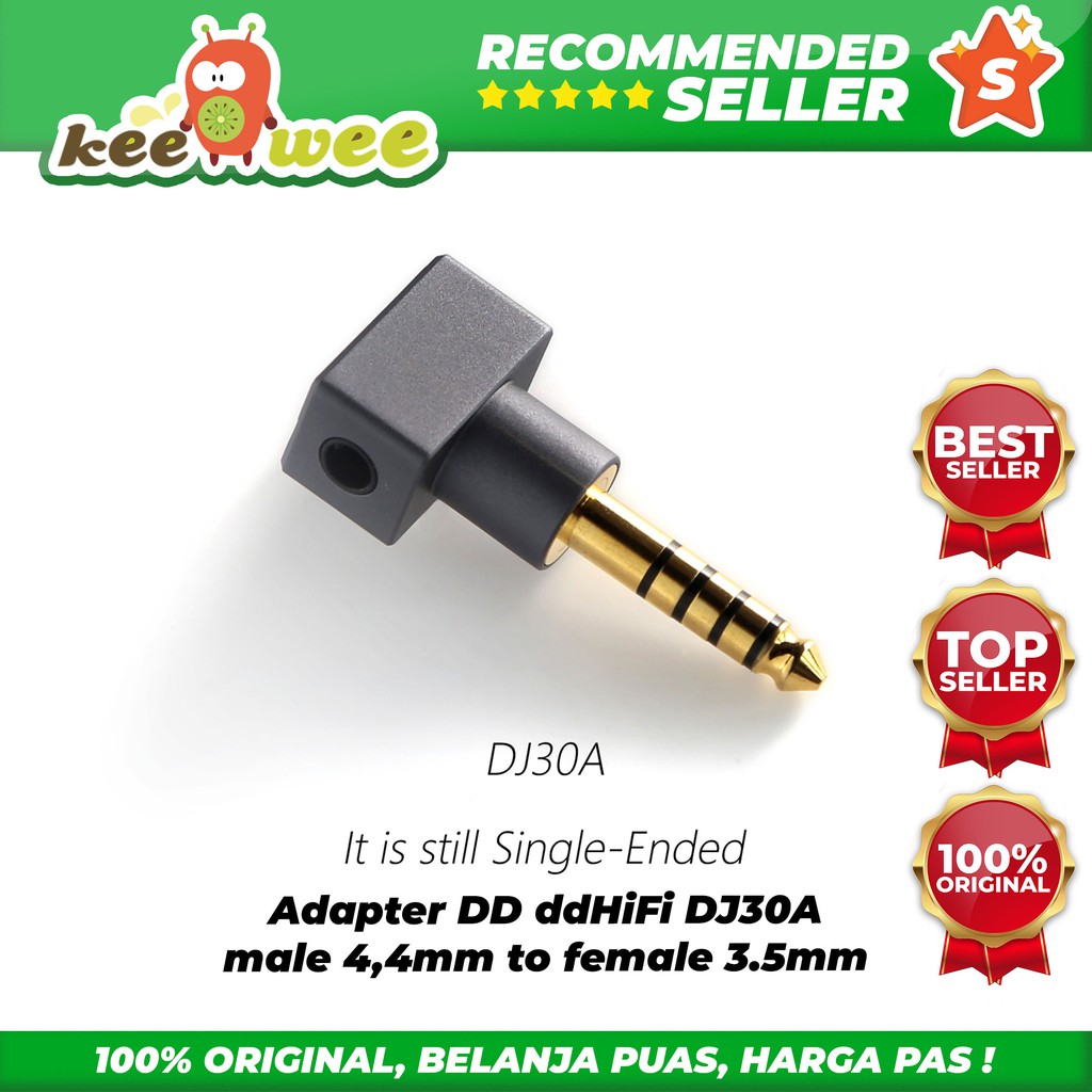 Adapter DD ddHiFi DJ30A male 4,4mm to female 3.5mm | Shopee Malaysia
