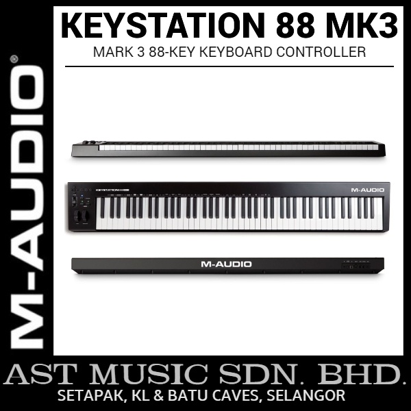 M-Audio Keystation 88 MK3 88-key Keyboard Controller | Shopee Malaysia