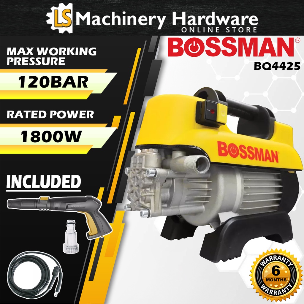 Bossman BQ4425 1800W 120Bar Heavy Duty Brushless Induction Motor High ...