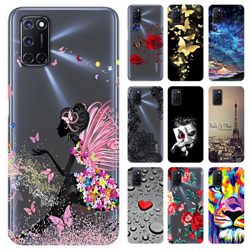 OPPO A92 Case Silicone TPU Back Cover OPPO A 92 cartoon Soft Phone ...