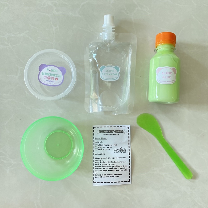 🐼MINI SLIME KIT COMEL MURAH MALAYSIA DIY SLIME MAKE YOUR OWN SLIME ...