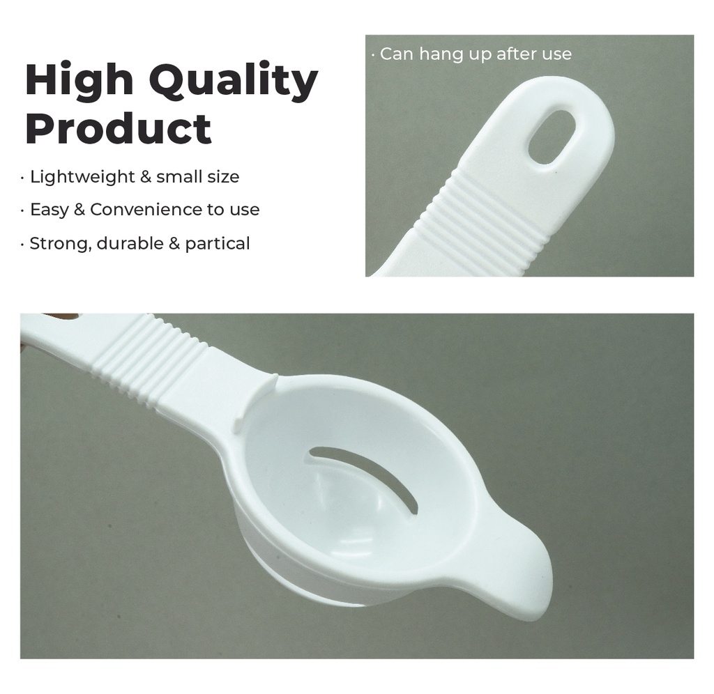 HOME PERFECT Egg White Yolk Sifting Holder Filter Separator,Divider ...