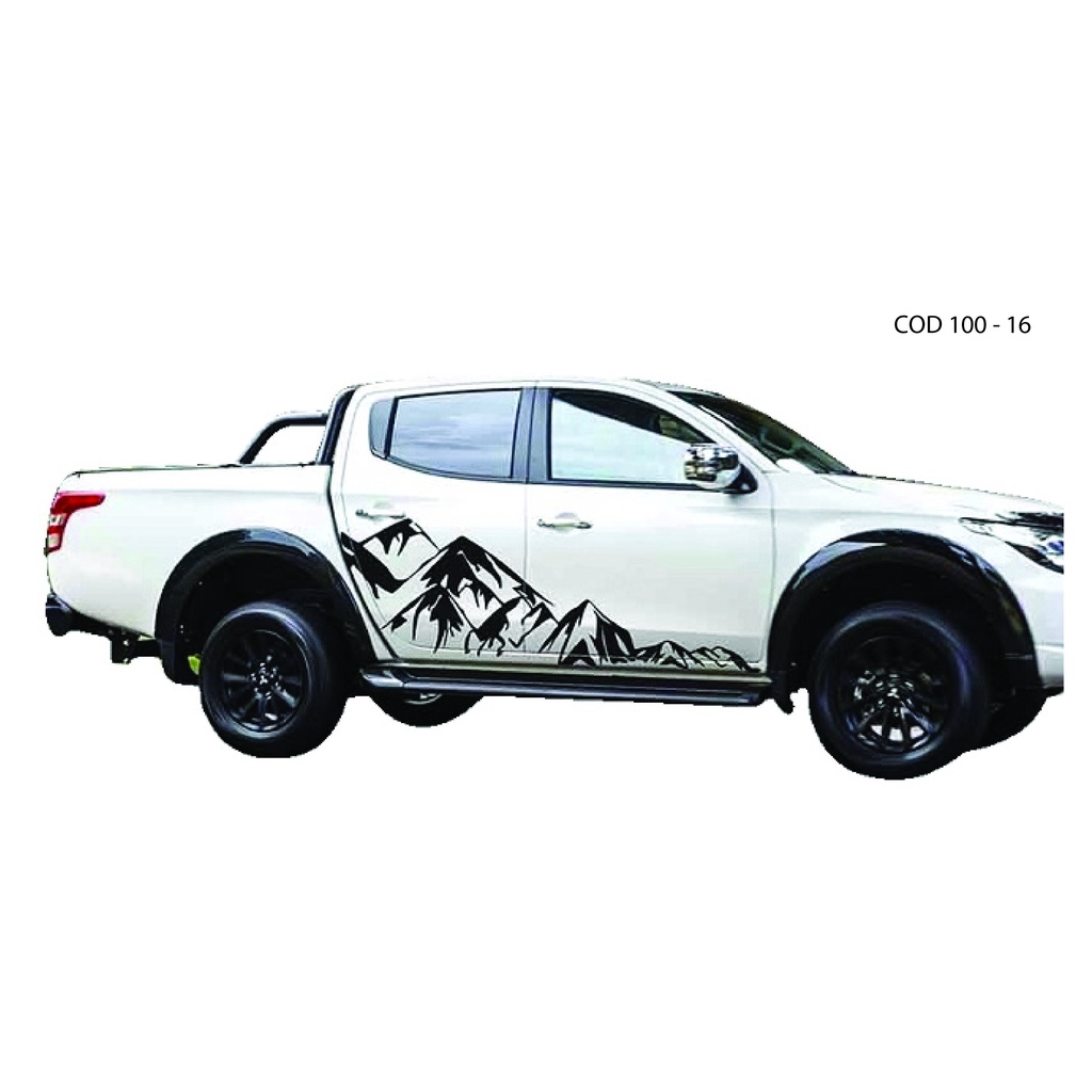 4x4 Car Body Side Sticker For Ford Ranger / Hilux / Mitsubishi / Triton ...