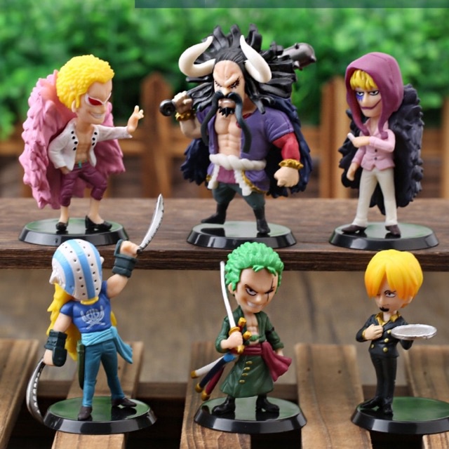 OnePiece KaiDo, Zoro, Sanji, Doflamingo, Corazon, Killer chibi models ...
