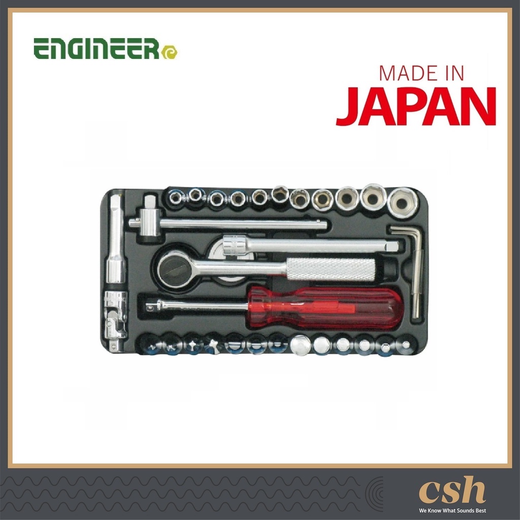 ENGINEER TWS04 Socket Wrench Set Combination of commonly-used sockets ...