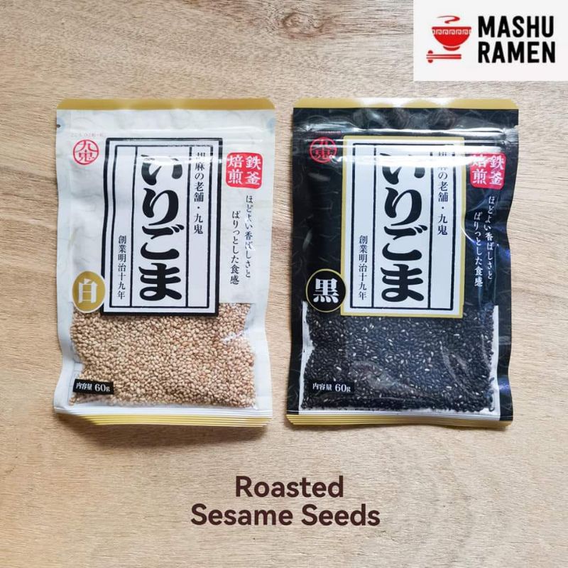 Authentic Japan White / Black Roasted Sesame Seeds 60g | Shopee Malaysia