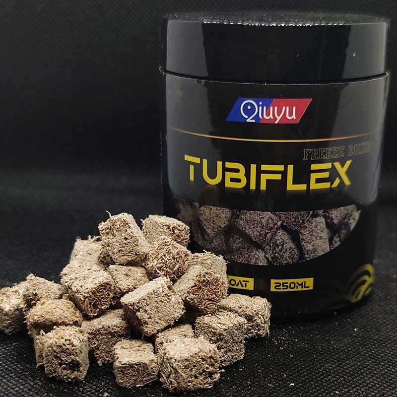 KFEI89 Qiuyu Fish Food Blood Worms / Tubifex Cube / Freeze Dried ...
