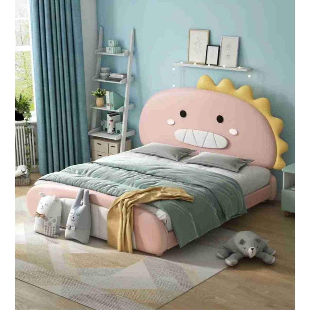 [PRE ORDER] Kids Bed Boys Girls Dinosaurs Cartoon Bed Children's Bed ...